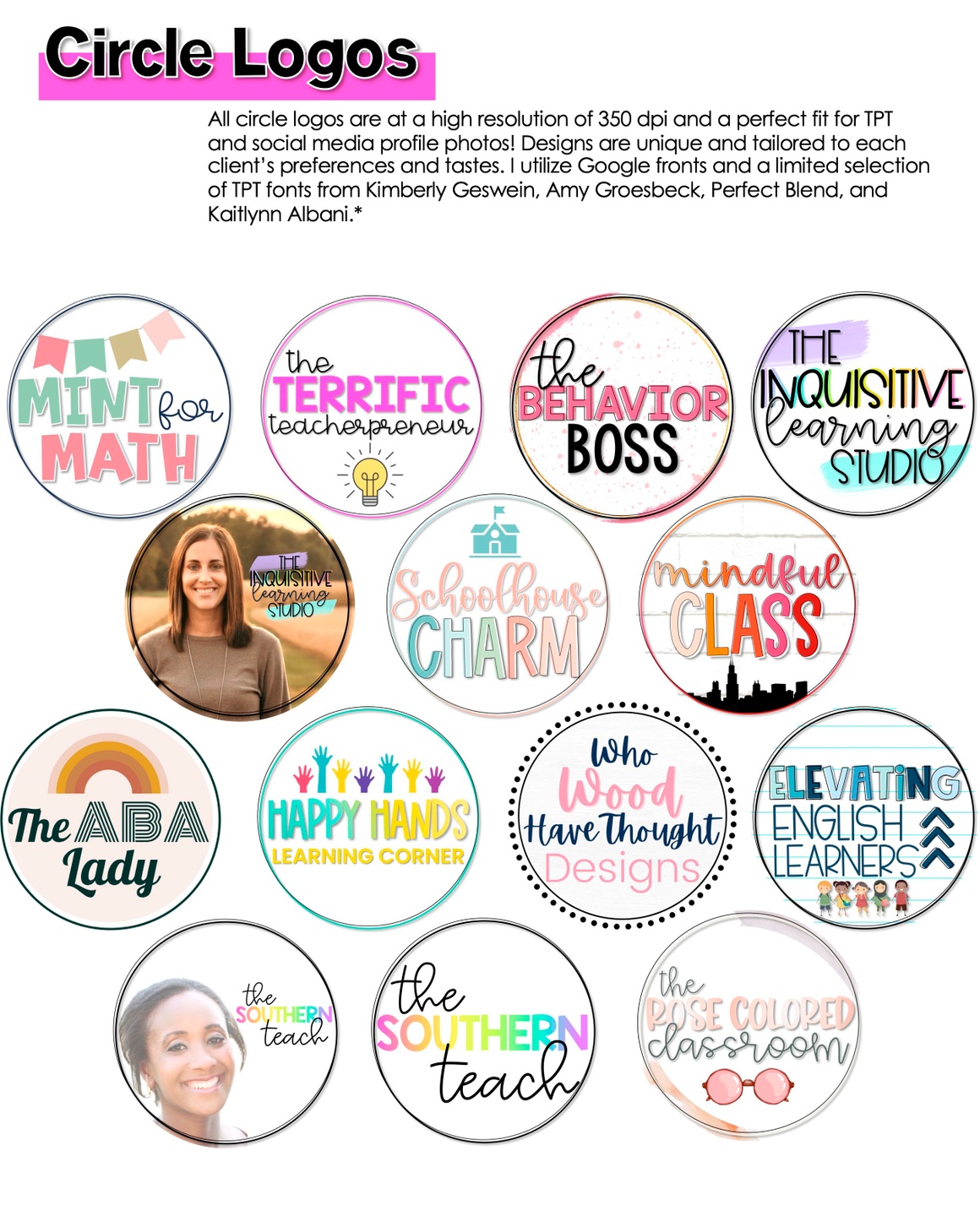 Portfolio - The Southern Teach Designs - Branding for TPT Sellers