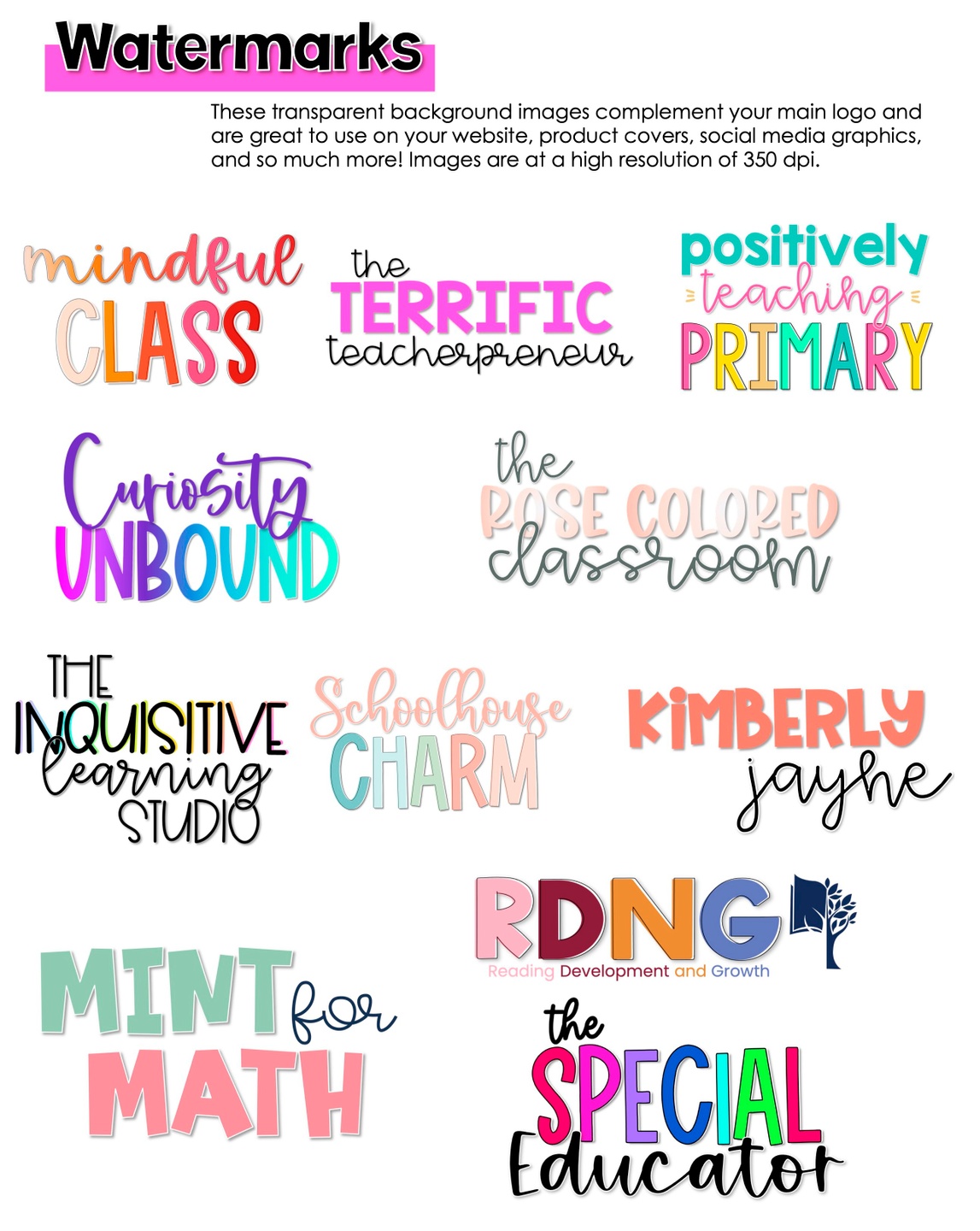 Portfolio - The Southern Teach Designs - Branding for TPT Sellers